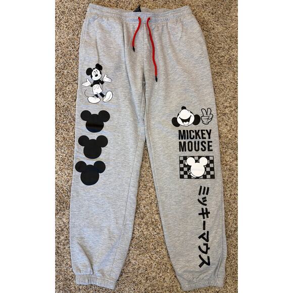 Disney | Pants & Jumpsuits | Disney Mickey Mouse Women Sweatpants Gray ...